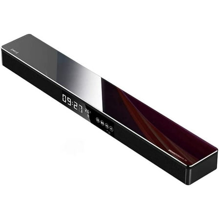 Soundbar with Tempered Glass Cover, TV Sound System Audio Speaker, 9D ...