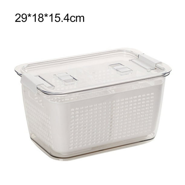 Drain Box Multifunctional Non-deformable Plastic Vegetable Fruit ...