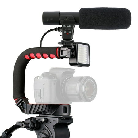 Willstar Camera Stabilizer Handheld Stabilizer U-shaped Gopro Low Angle ...
