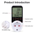 Highly power Electrical Meter 16A Capacity LCD Display Overheating ...