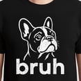 Bruh Funny French Bulldog Meme T-Shirt – Dog Lover Art – Unisex Casual ...
