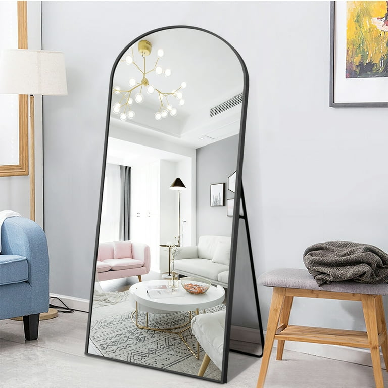 BEAUTYPEAK Arched Full Length Floor Mirror Full Body, 45% OFF