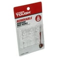 Hyper Tough Mini Removable Self-Adhesive Hooks, Square Plastic Hooks ...