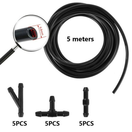 5M Windscreen Wiper Washer Jet Tube Pipe/Hose Connector Set For Nozzle ...