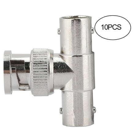 Surveillance Bnc Adapter BNC Connector Two Male And One Female Adapter ...