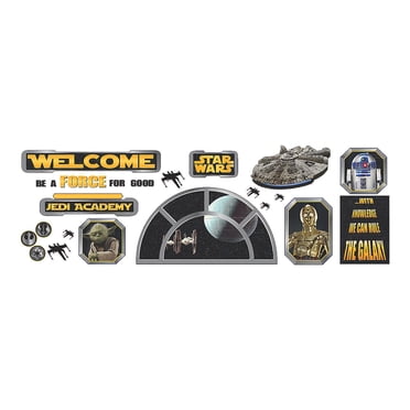 Eureka Star Wars Classroom Decorations, Galaxy Bulletin Board Set with ...