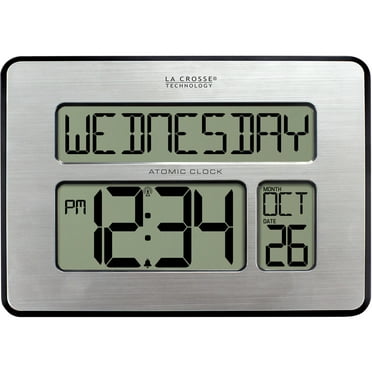 9-inch Timex Digital Atomic Clock with Temperature and Date - Walmart.com