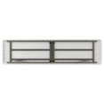18" x 72" Granite White Heavy-Duty Blow Molded Plastic Folding Table ...