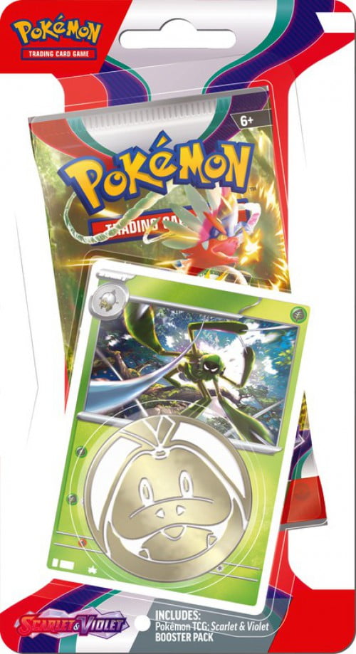 Pokemon TCG: Scarlet & Violet Checklane Blister - Spidops [Card Game, 2 ...