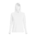 Aboser Womens Thumb Hole Sun Hoodie with Mesh Face UPF 50+ SPF ...