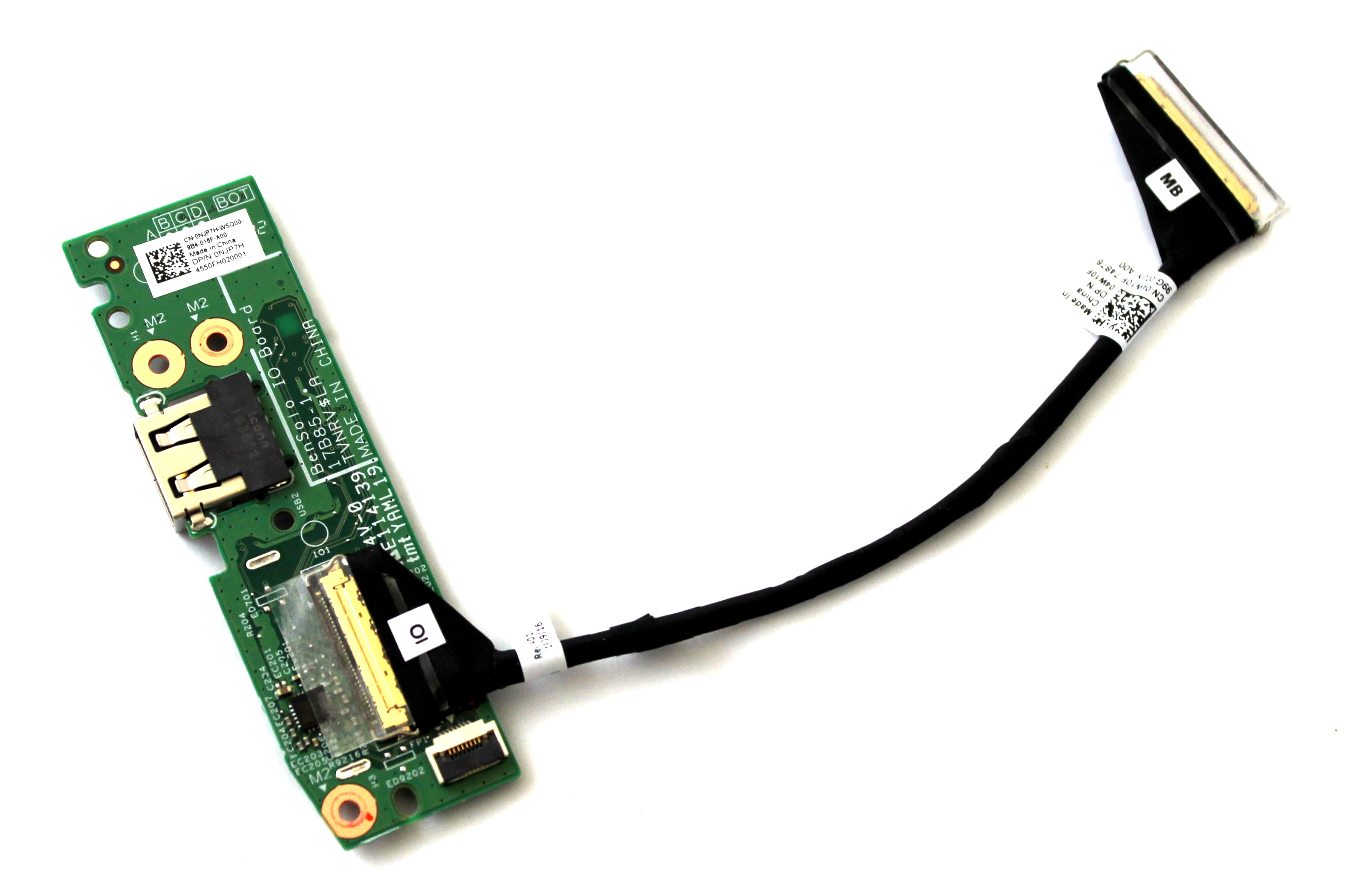 NJP7H Dell Inspiron 5591 Genuine USB SD Board with Cable 4W10F ...