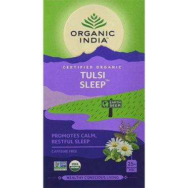 Organic India - Tulsi Focus Tea Hibiscus Cinnamon - 18 Tea Bags - Walmart.com