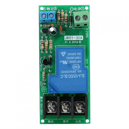 Timer Switch Module, Delay On/Off Switch Module, 30A Adjustable Timer Module For Lighting Delay ...