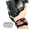 USA GEAR Professional DSLR Camera Hand Grip Strap (Floral) with Metal ...
