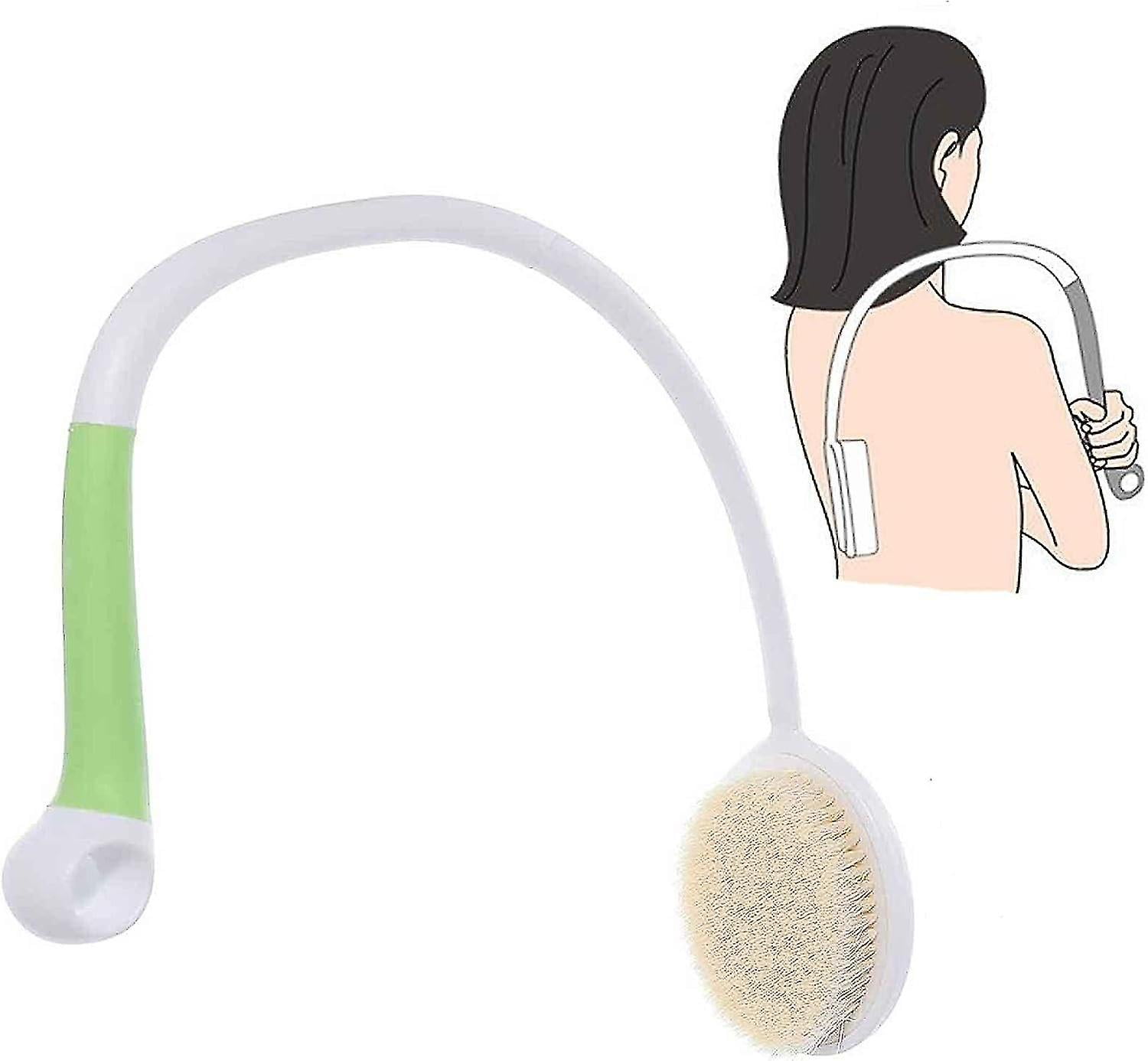 Brosse pour le dos avec long manche - Brosse de douche ergonomique avec ...