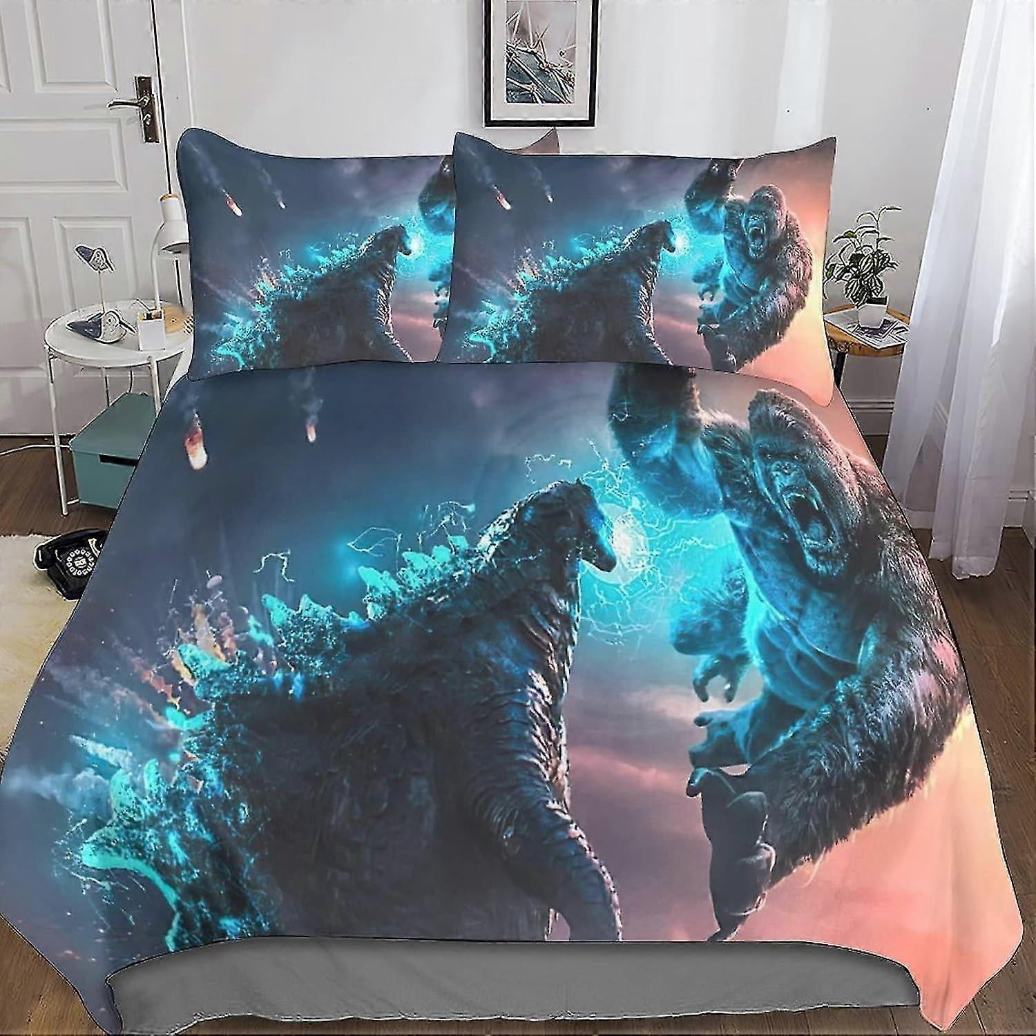 Click here for Fderc Alxffbn Godzilla Vs Kong Quilt Cover Set 3d... prices