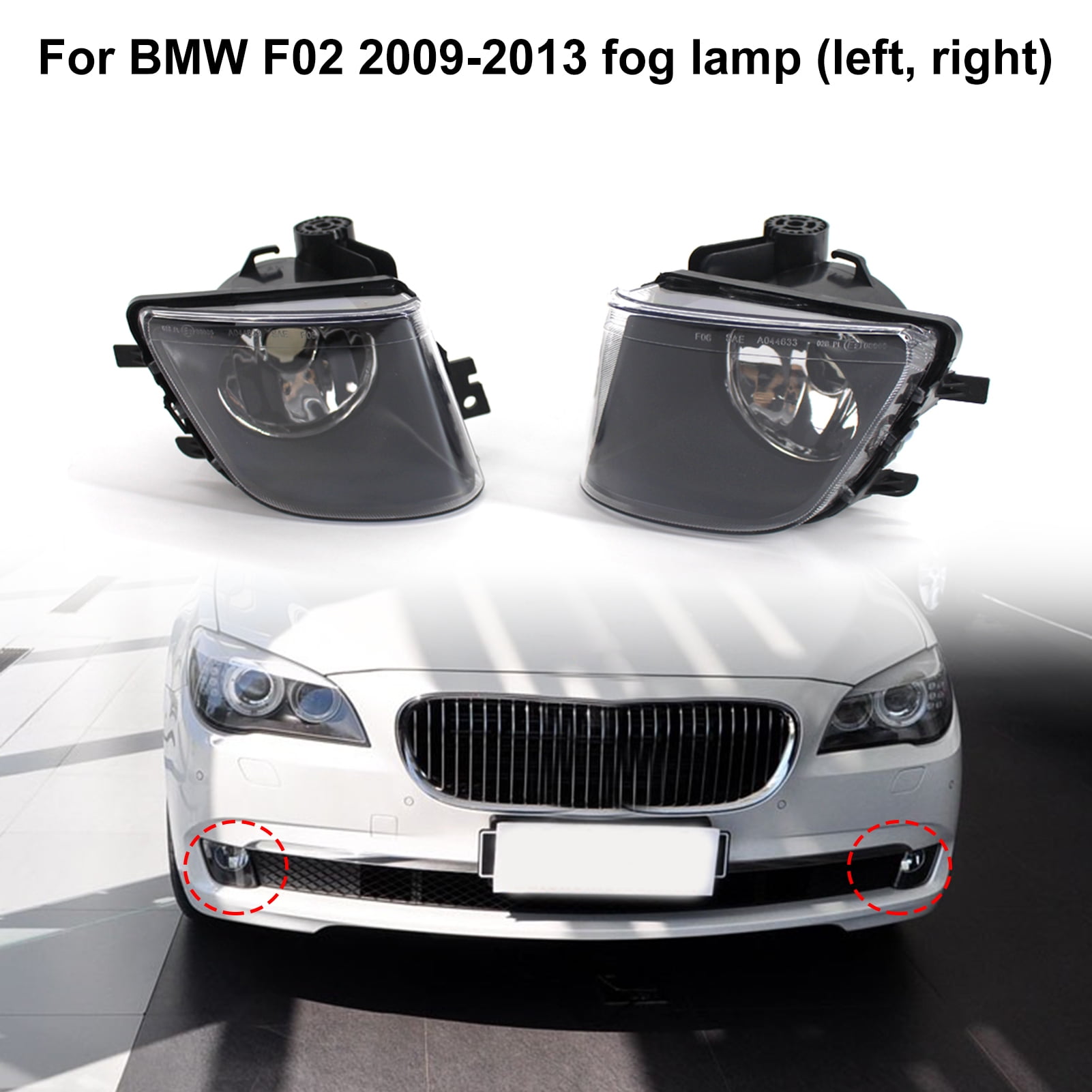 GWONG Fog Lamp Sturdy Wear Resistant Portable Left/Right Driving ...