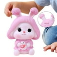 CUTICATE Bunny Sculpture Money Bank Table Decoration Feng Shui Decor ...