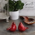 Servette Home-Ceramic Red Bird Salt and Pepper Shaker Collectors ...