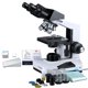 AmScope 1600x Professional Biological Microscope + 50 Slides + 100 Coverslips New - Walmart.com