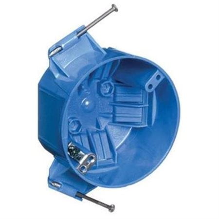 Carlon 50 Lb. Rating Nail On PVC Molded Ceiling Box with Grounding Lug ...