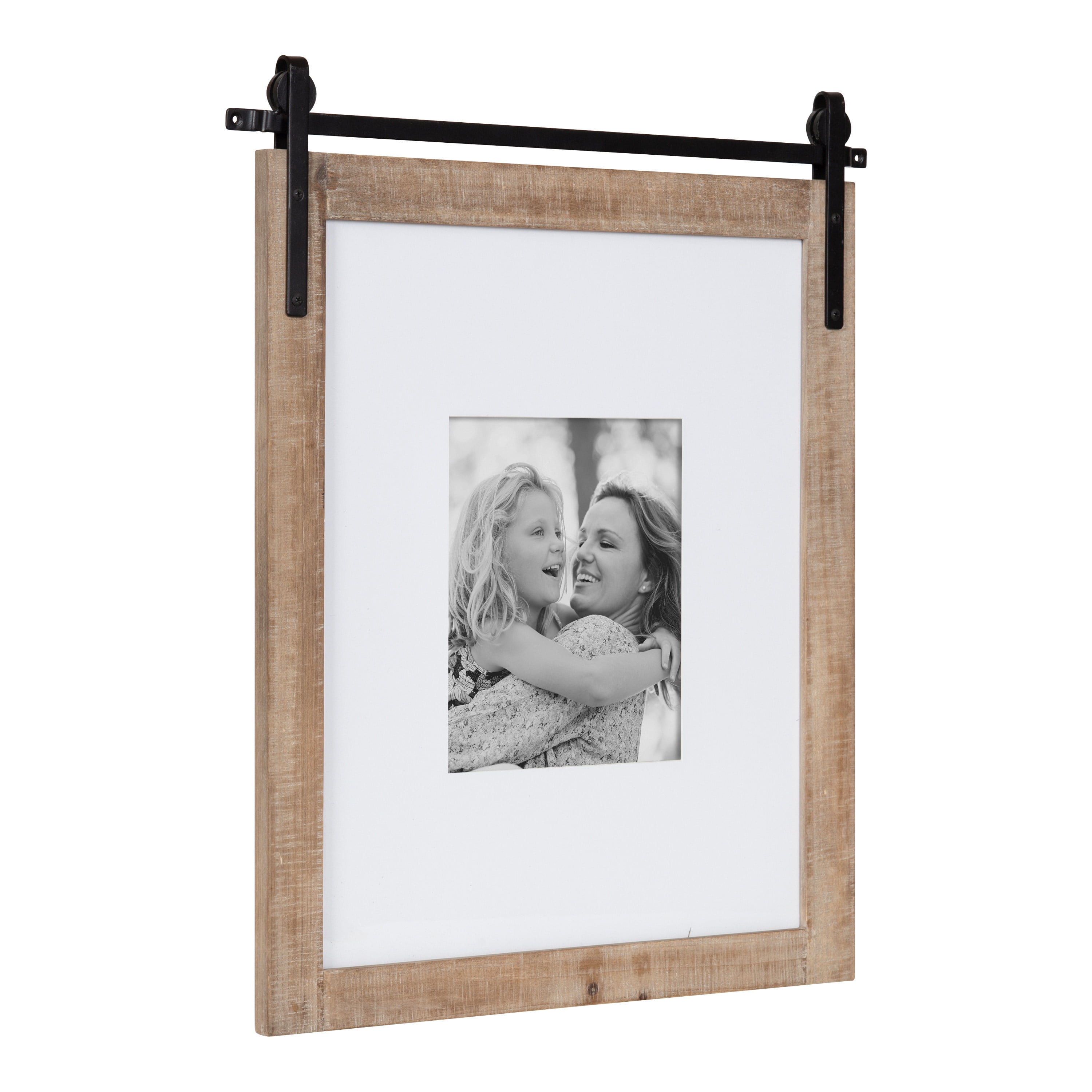 Kate and Laurel Cates Farmhouse Wooden Picture Frame, 21x26 Matted to ...