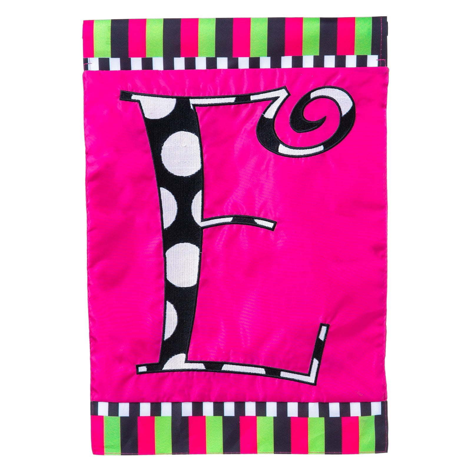 Evergreen Enterprises Twirly Curly Monogram Garden Flag - Walmart.com