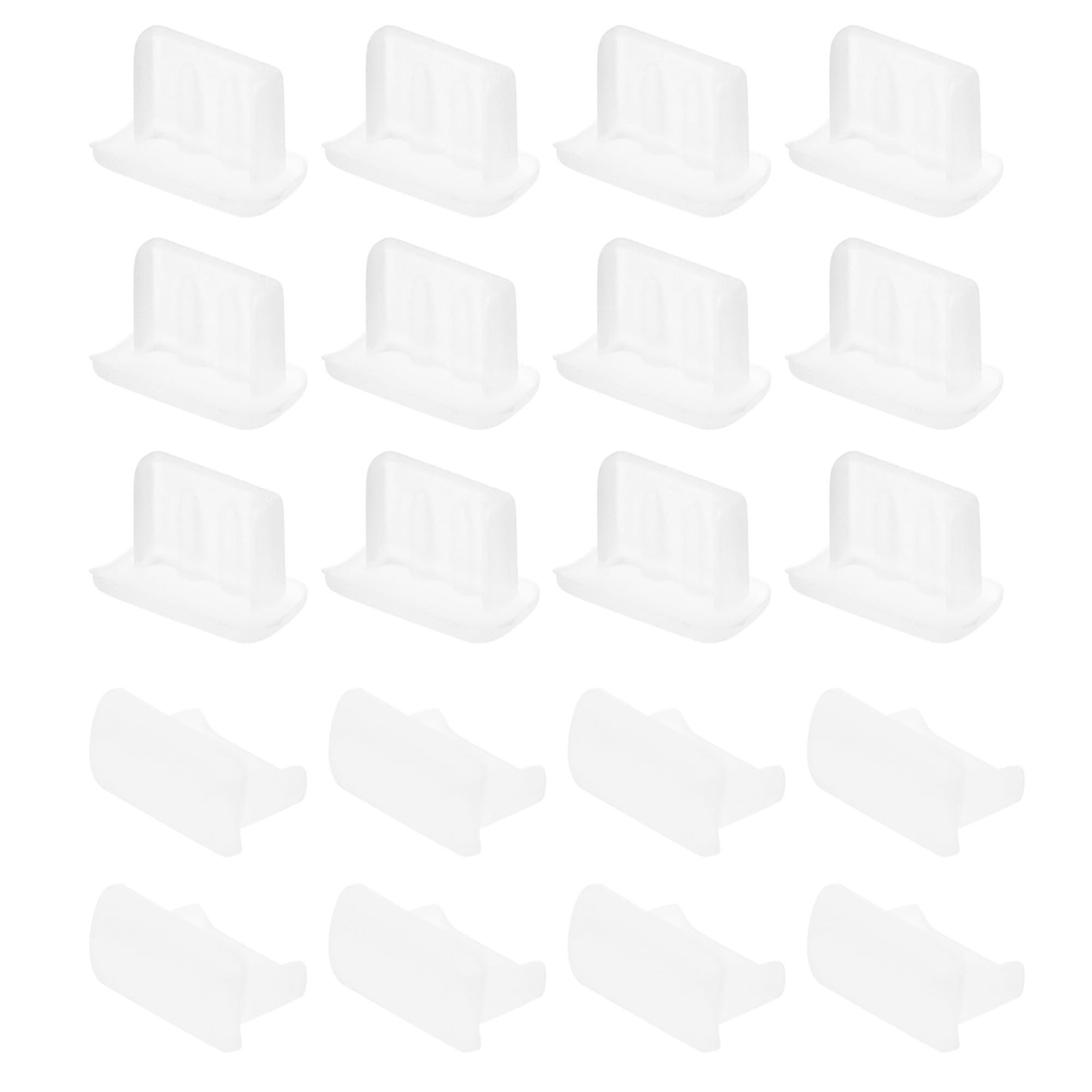 Silicone Mini USB Anti-Dust Stopper Cap Cover Transparent 20PCS ...
