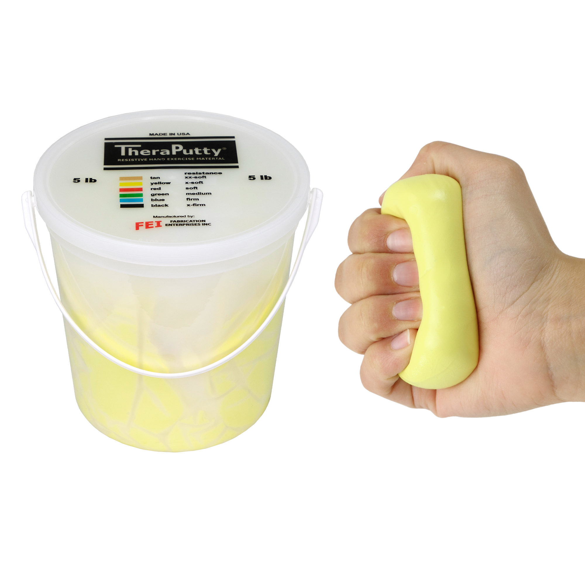 CanDo TheraPutty Standard Hand Exercise Putty For Rehabilitation ...