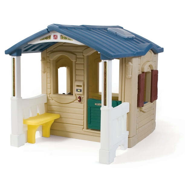 Step2 Naturally Playful Front Porch Playhouse for Toddlers - Walmart ...