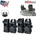 Foldable Iron Flip Up Front and Rear Sight Set Picatinny Rail - Walmart.com