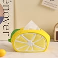 2 PCS Cute Cartoon Lemon Tissue Box - Creative Napkin Holder for Living ...