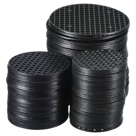 Uxcell Flower Pot Hole Mesh Pad, 120Pcs 3 Sizes Round Bonsai Drainage ...