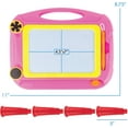 Toy To Enjoy Magnetic Doodle Board With Pen & Stamps – Colorful ...
