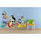 Disney Characters Princess Cartoon Show Decors Wall Sticker Art Design ...