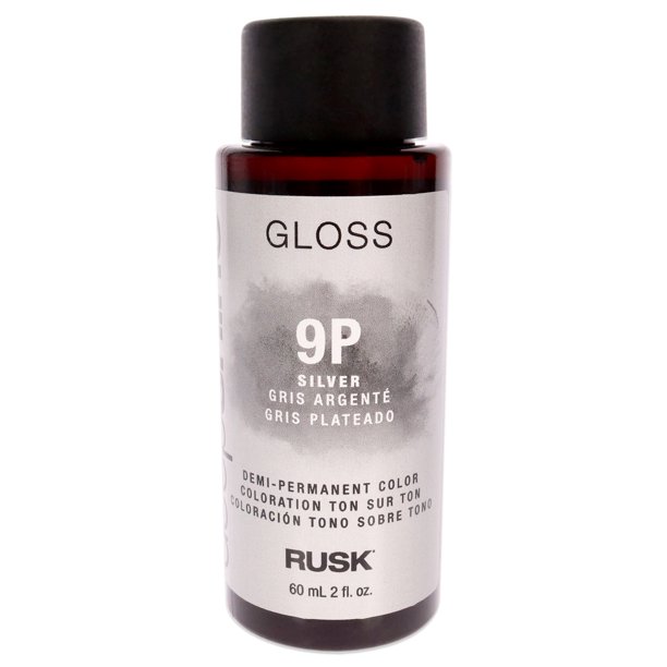 Deepshine Gloss Demi-Permanent Color - 9P Silver by Rusk for Unisex - 2 ...
