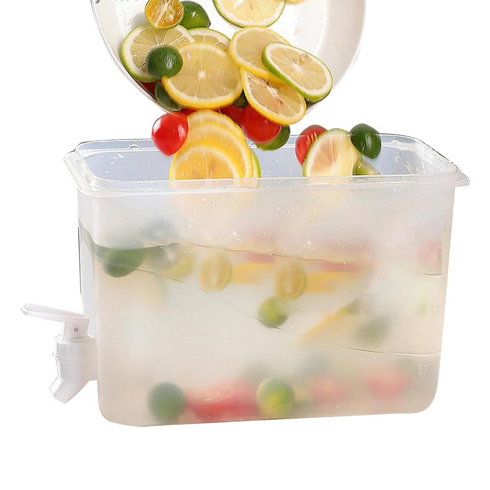 Beverage Dispenser | 4L Food Grade Water Container For Fridge | Cold ...