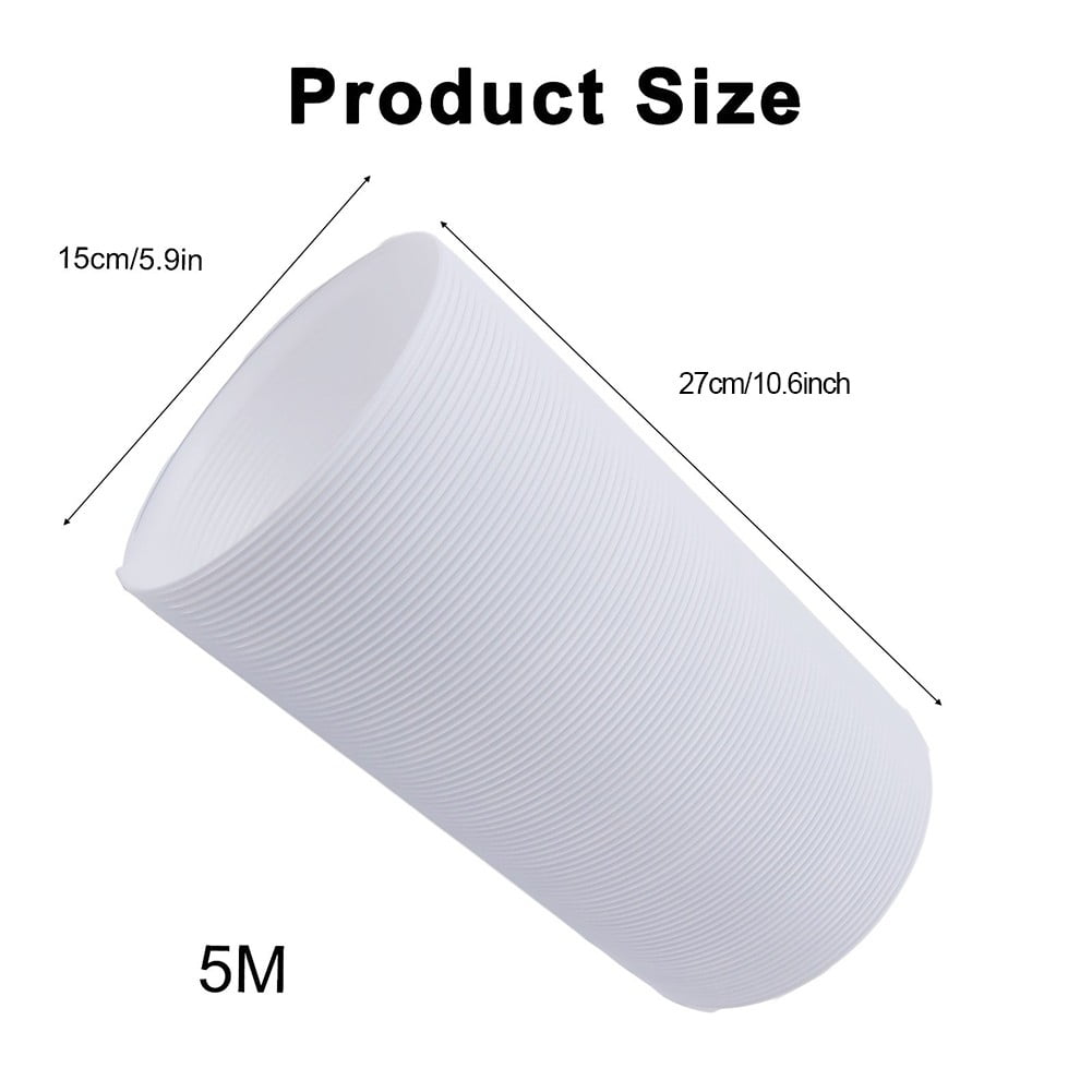 New 150Cm/200Cm Flexible Air Conditioner Exhaust Pipe Vent Hose Duct ...