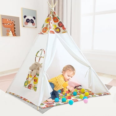 SKYSHALO Children's Play Teepee, Suitable for 1-5 Year Olds, Indoor ...