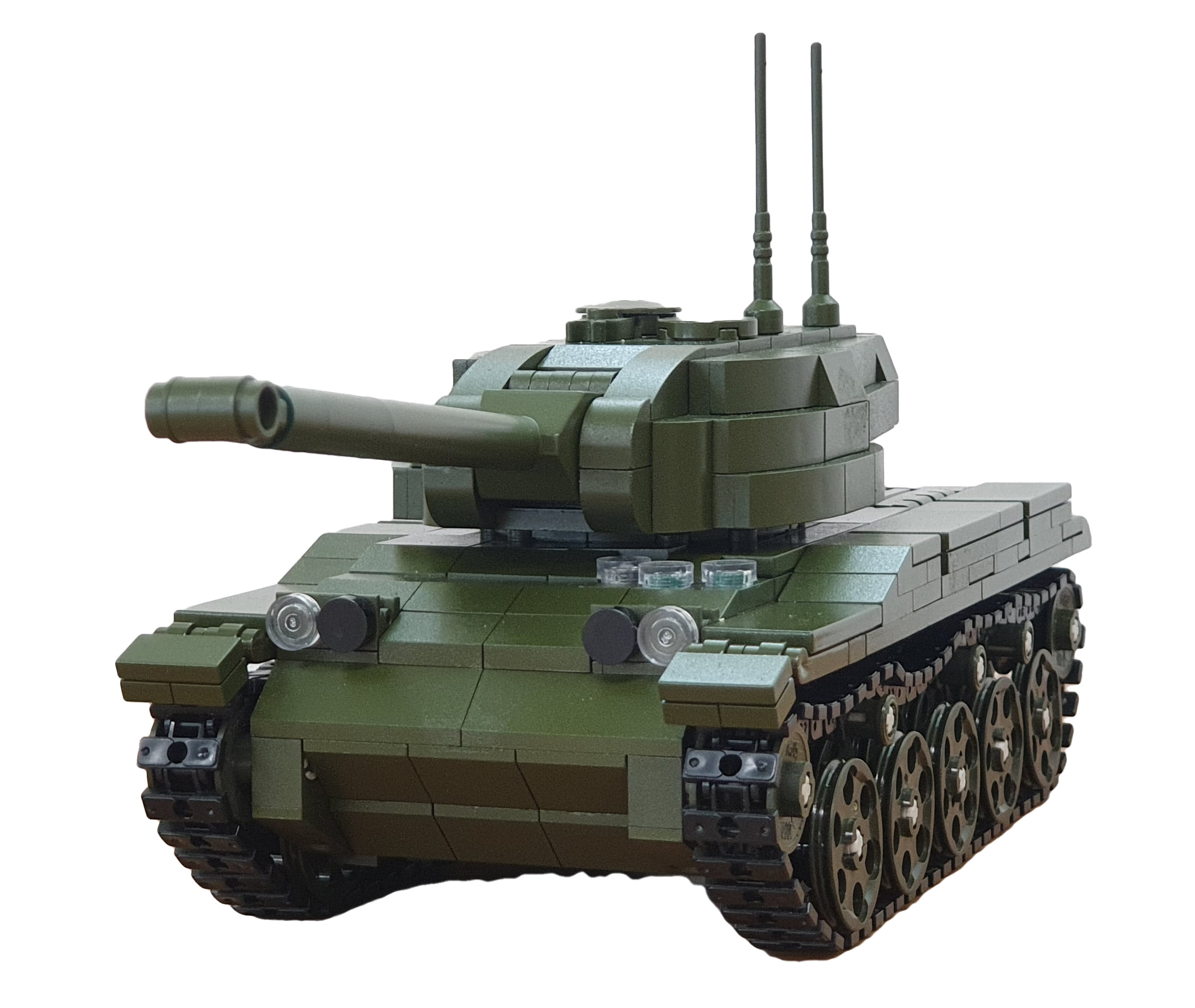 IMEX Oxford M41 Walker Bulldog U.S. Light Tank Brick Building Set (584 ...