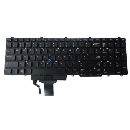 Keyboard for Dell Latitude E5550 E5570 Non-Backlit Keyboard w/ Pointer ...