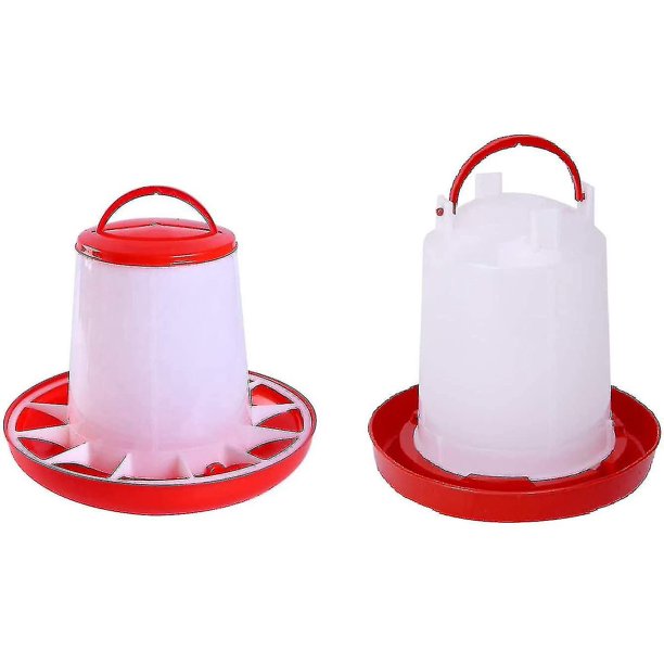 Chick Feed And Water Kit For Poultry Fountains Up To 12 Chicks, Easy To ...