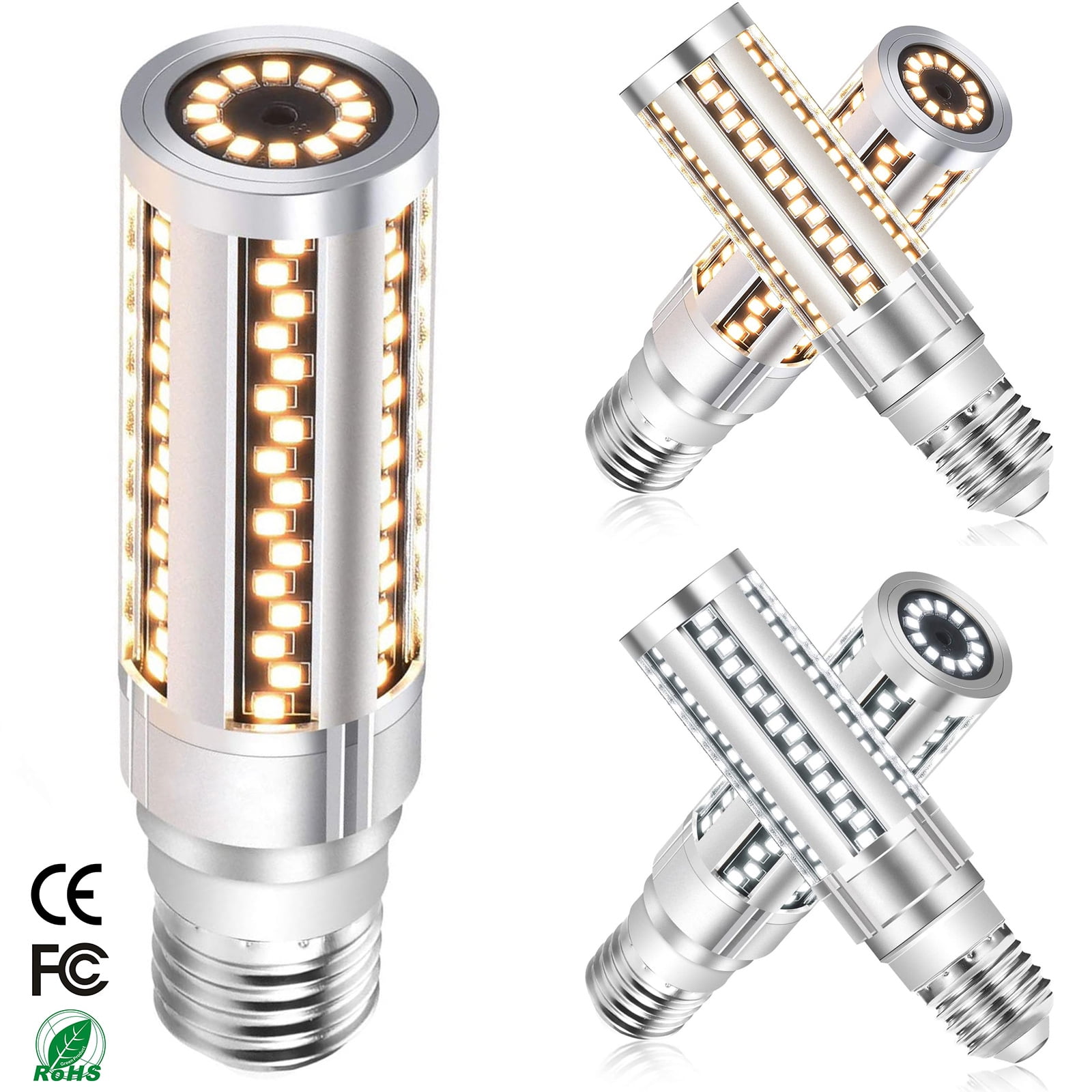 Rosnek 20W Super Bright Corn LED Light Bulb(200 Watt Equivalent) E26 ...