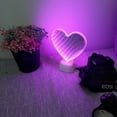 Huiyi 3D Mirror Night Light, Tunnel Light 3D Mirror Light,Infinity ...