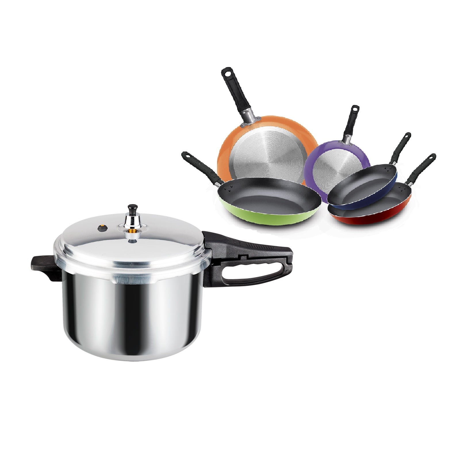 Combo de Set Ekco Classic: Olla express 6 litros y 5 pack de sartenes ...