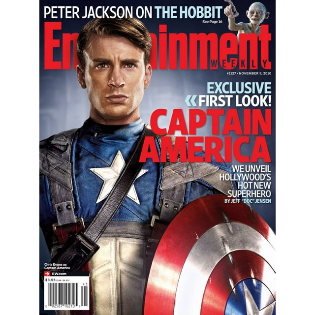 Captain America poster Entertainment Weekly Cover Metal Sign Print 8x12 ...