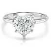 Pompeii3 3Ct Princess Cut Diamond Solitaire Engagement Ring 14k Gold Lab Grown Square Shaped ...