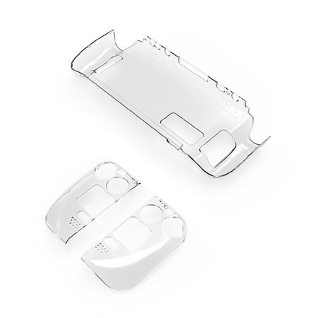 Peggybuy Crystal Hard Case for Steam Deck Split Protective Game Console ...