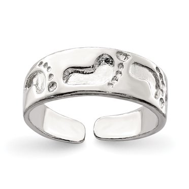Primal Silver Sterling Silver Lattice Toe Ring - Walmart.com