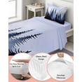 3 Piece Twin Sheet Set Forest Sheets Set for Twin Size Bed, Breathable ...